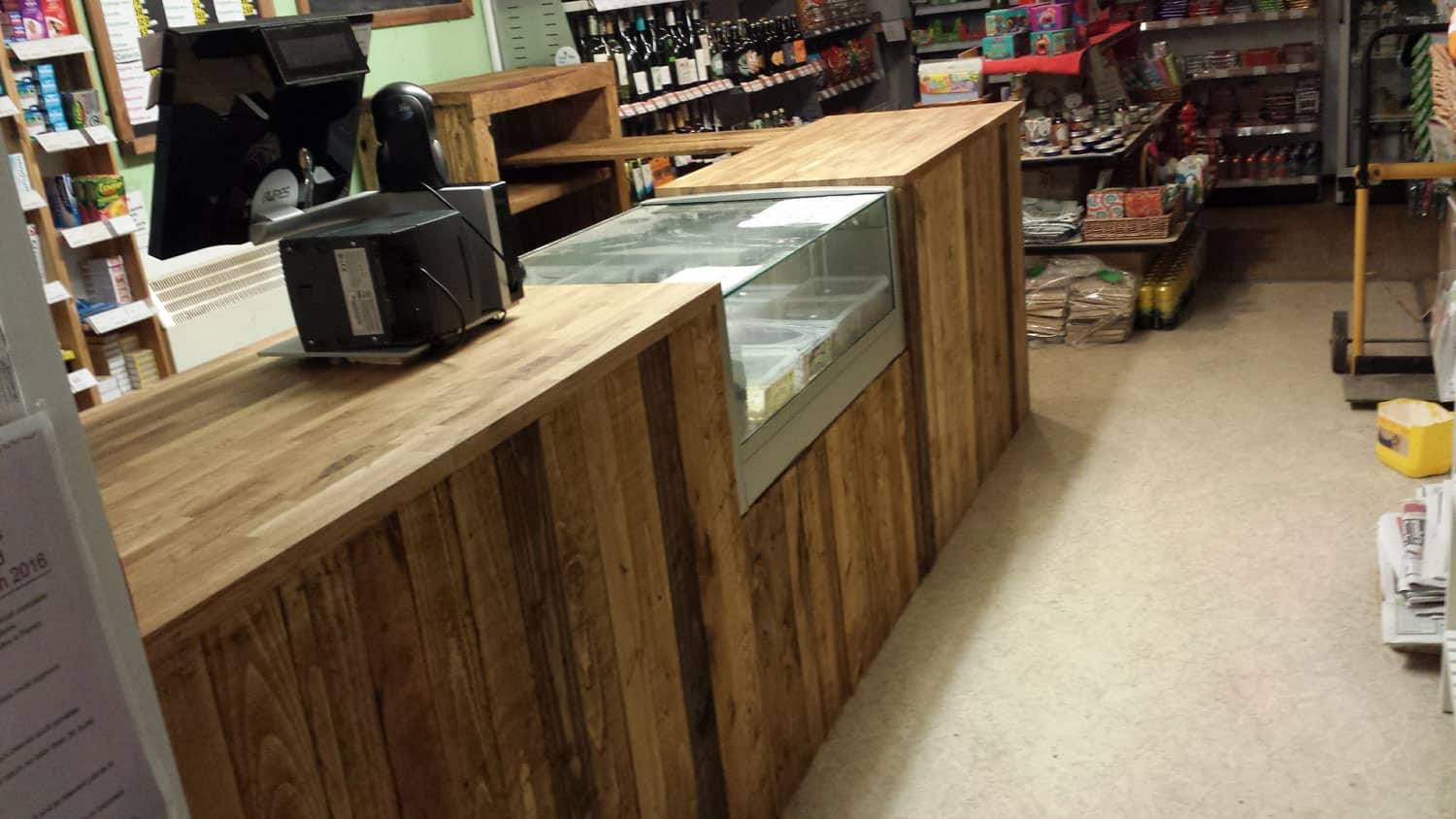 Bespoke Counter Bar Reclaimed Rustic Industrial Office Cafe Restaurant ...